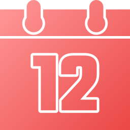 Number 12 - Free time and date icons
