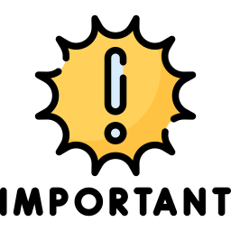 Important - Free signaling icons