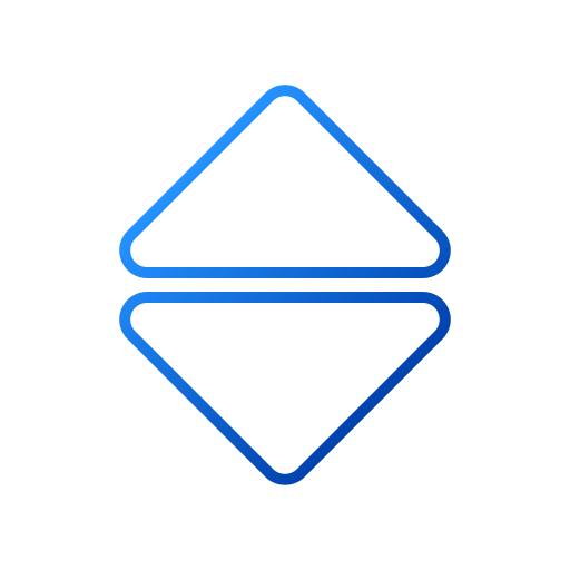 Up And Down Arrows Generic Gradient Outline Icon