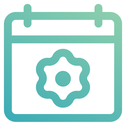 Calendar Generic gradient outline icon
