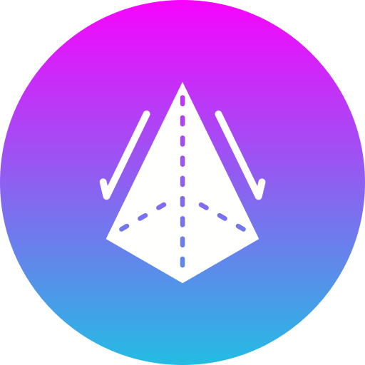 Pyramid Generic gradient fill icon