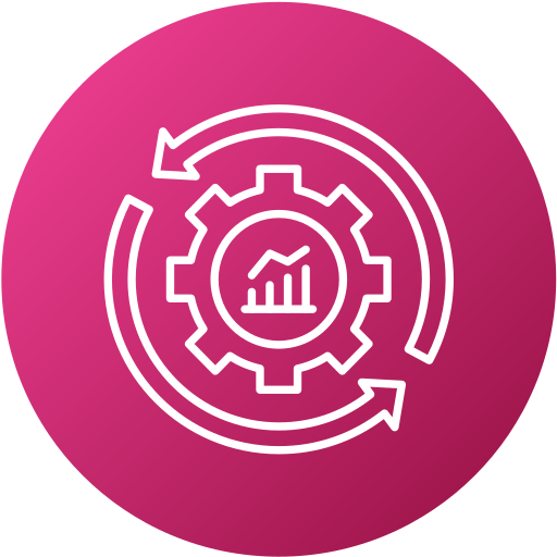 Optimization Generic gradient fill icon