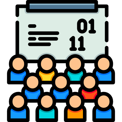 Conference Special Lineal color icon