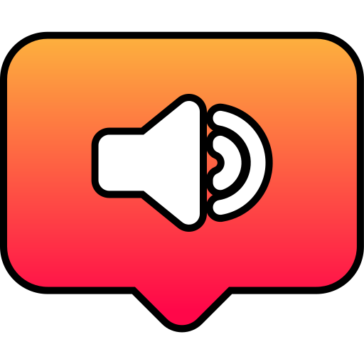 Volume Generic gradient lineal-color icon