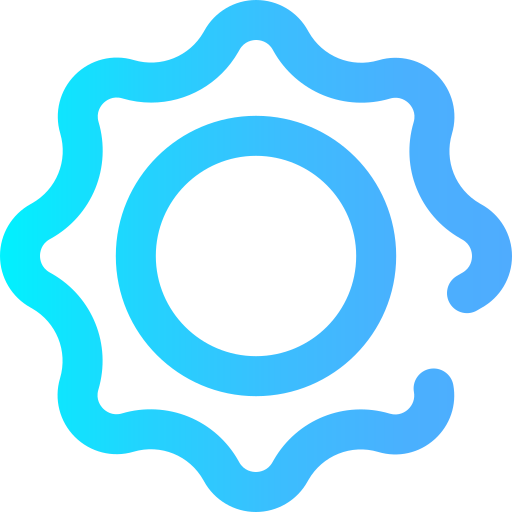 Sun Super Basic Omission Gradient icon