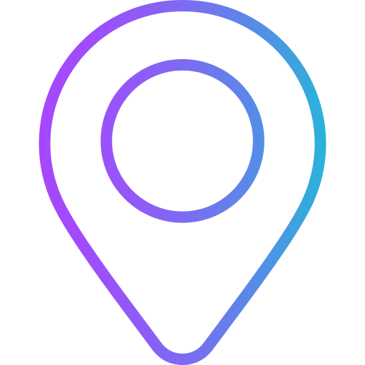 Location Generic gradient outline icon
