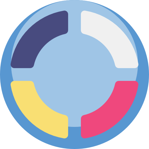 Chart Detailed Flat Circular Flat icon