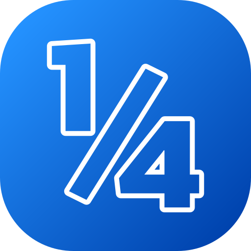Quarter Generic gradient fill icon