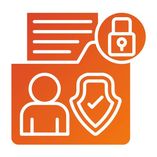 Sensitive information Generic gradient fill icon