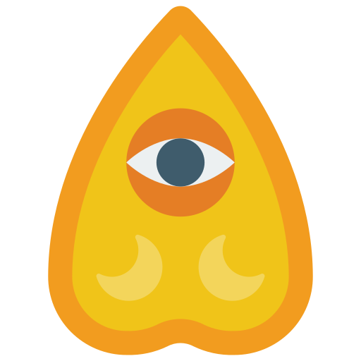 Ouija Board Basic Miscellany Flat Icon