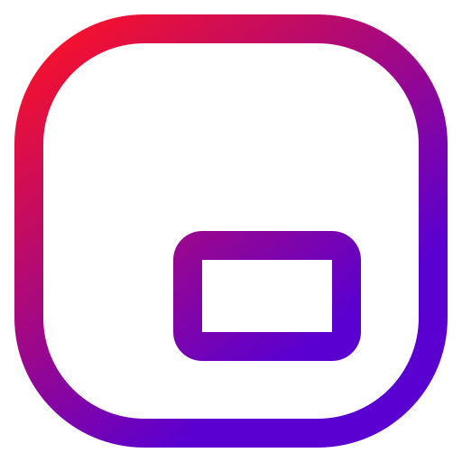 Selection Generic gradient outline icon