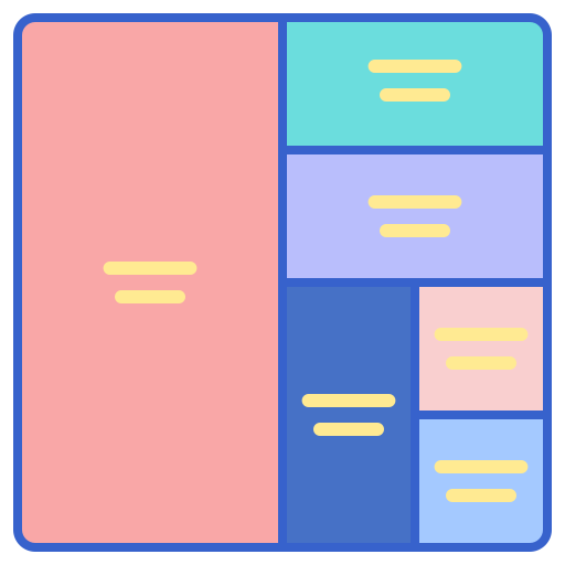 Treemap - Free arrows icons