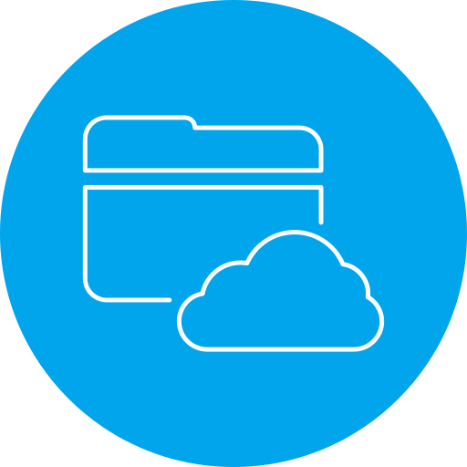 Cloud folder - Free networking icons