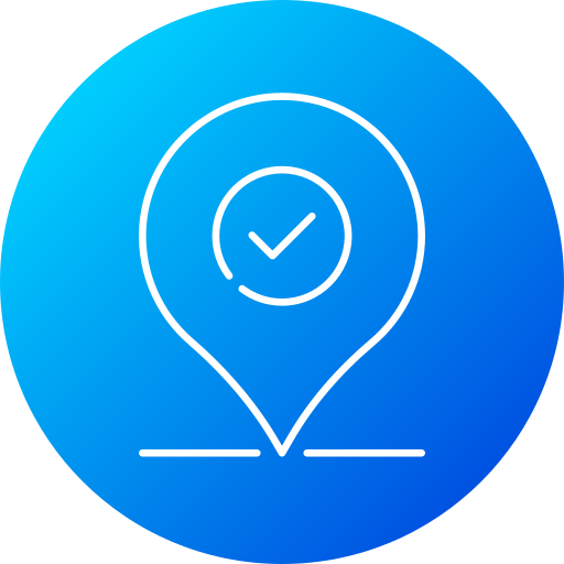 Map marker check - Free maps and location icons