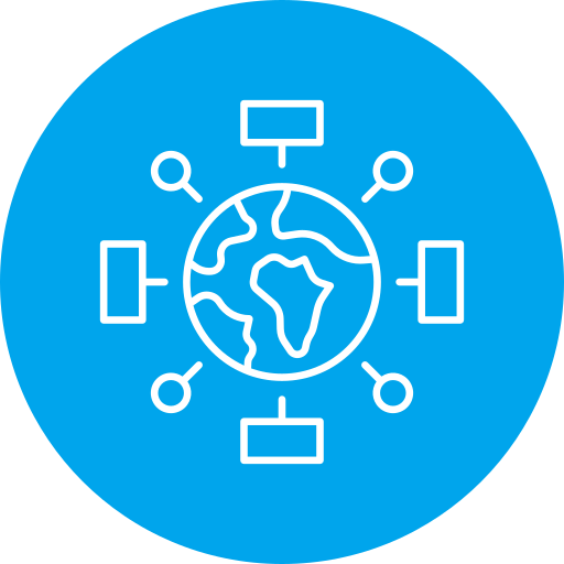 Distribution network - Free networking icons