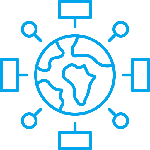 Distribution network - Free networking icons