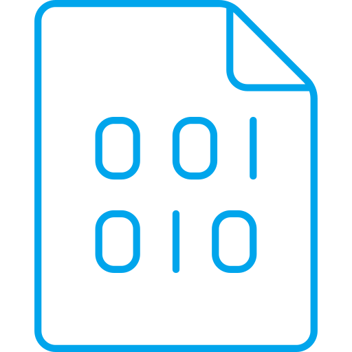 Code file Generic color outline icon