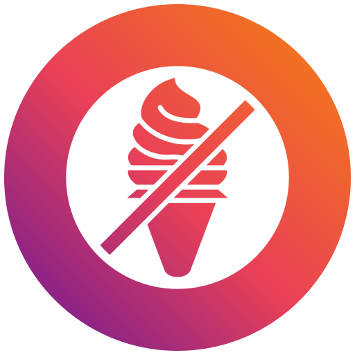 No Ice Cream Free Food Icons