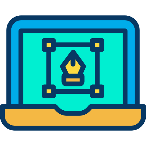 Laptop Kiranshastry Lineal Color icon