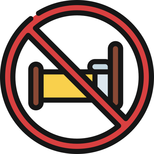 No bed - Free signaling icons