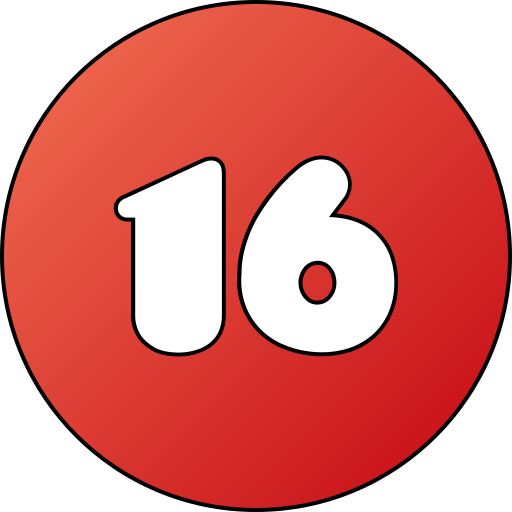 Number 16 - Free education icons