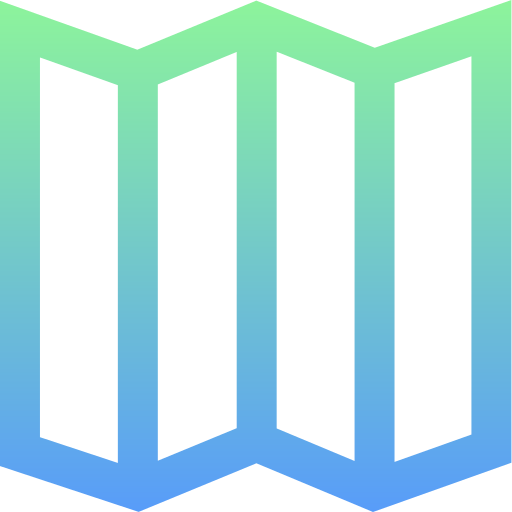 Map Super Basic Straight Gradient icon