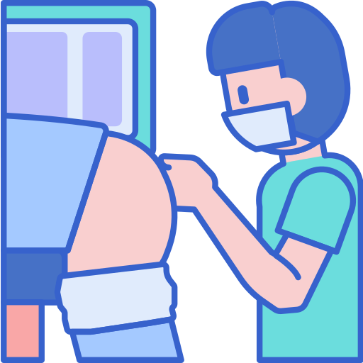 Prostate Exam Flaticons Lineal Color Icon