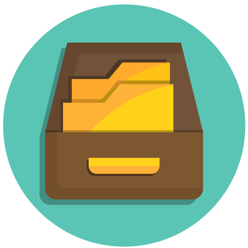 Archiving - Free files and folders icons