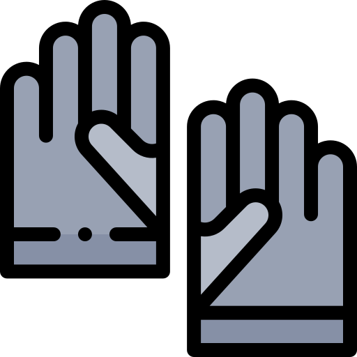 Gloves Detailed Rounded Lineal color icon Gloves Detailed Rounded Lineal color icon
