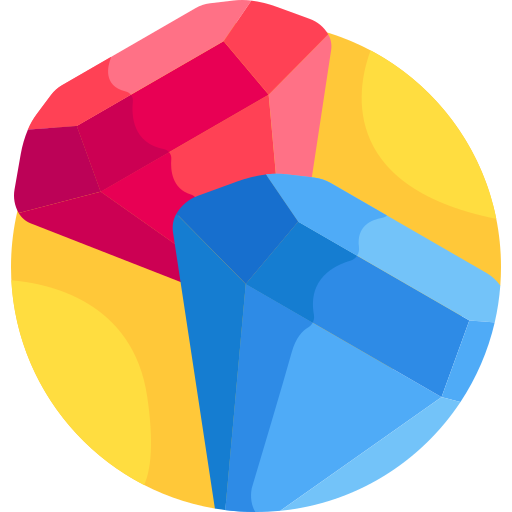 Diamond Detailed Flat Circular Flat icon