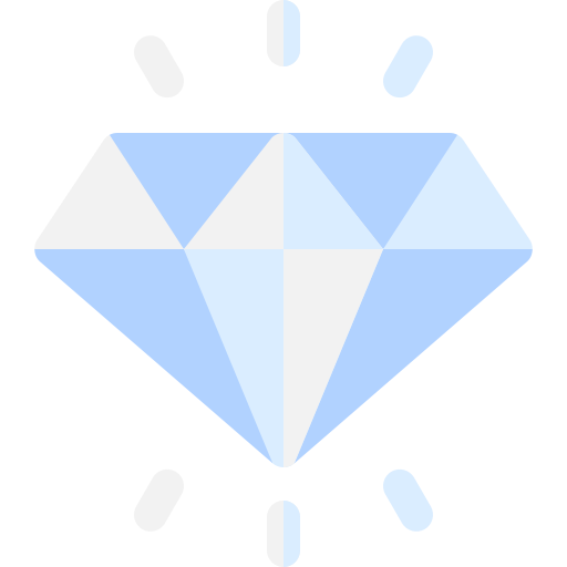 Diamond Basic Rounded Flat icon