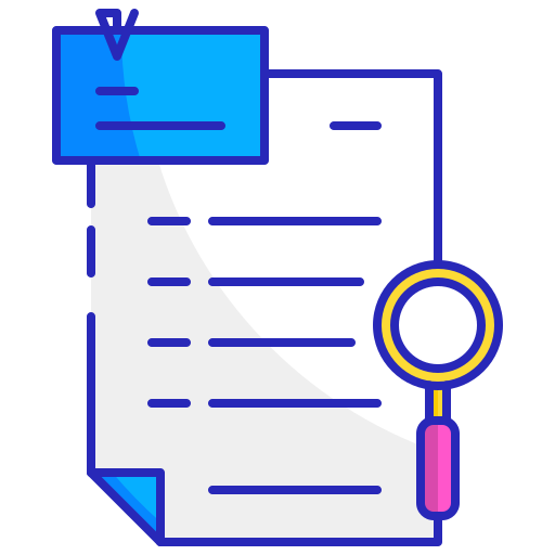 Search Generic Outline Color icon