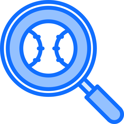 Search Coloring Blue icon