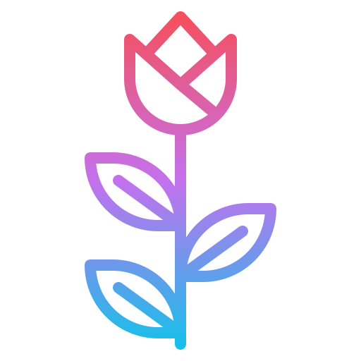 Flower Iconixar Gradient icon