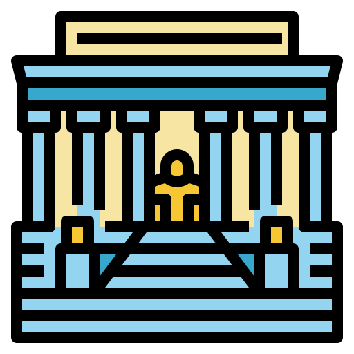 Lincoln memorial - Free travel icons