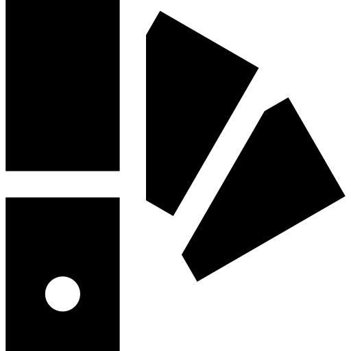 Icono de Pantone Basic Straight Filled