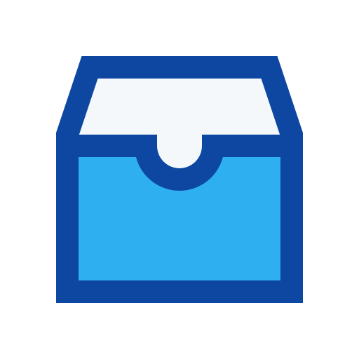 Box Generic Outline Color icon