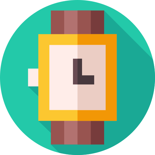 Watch Flat Circular Flat icon
