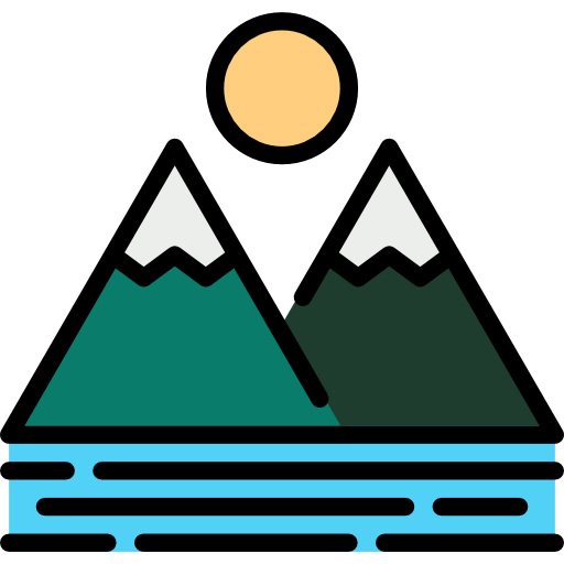 Mount Special Lineal color icon