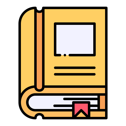 Book Generic Outline Color icon