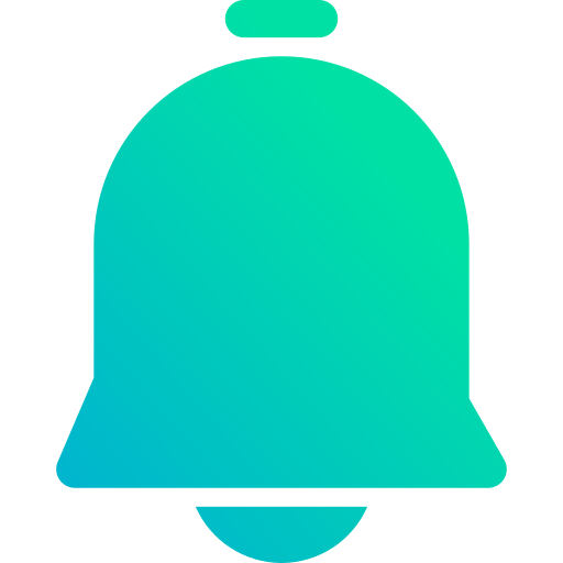 Bell Generic Flat Gradient icon