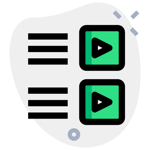 List Generic Rounded Shapes icon