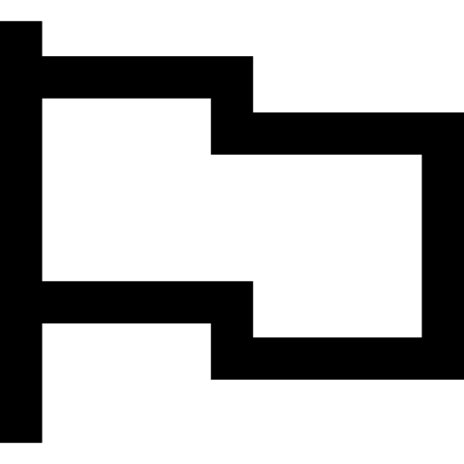 Flag Basic Straight Lineal icon
