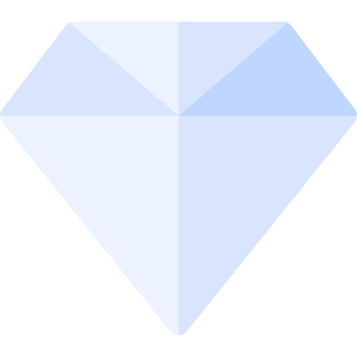 Diamond Basic Rounded Flat icon