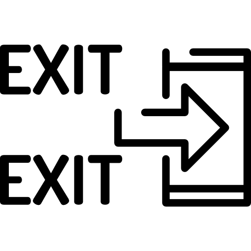 Free Icon | Exit
