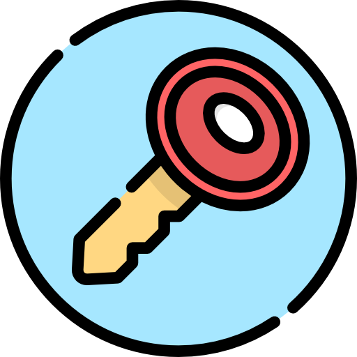 Key Special Lineal color icon