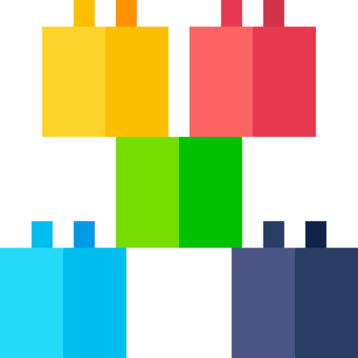 Blocks Basic Straight Flat icon