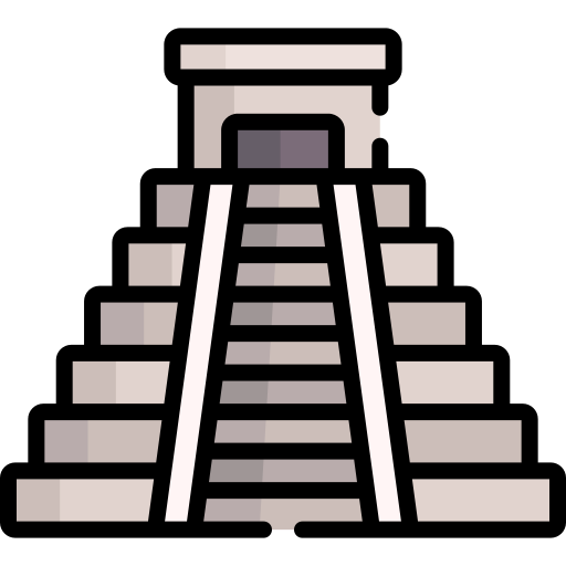 Chichen Itza Special Lineal Color Icon