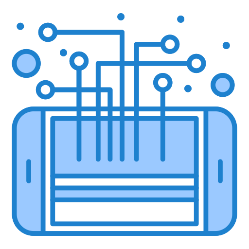 Phone Generic Blue icon