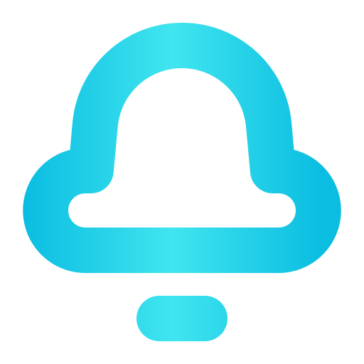Bell Generic Gradient icon